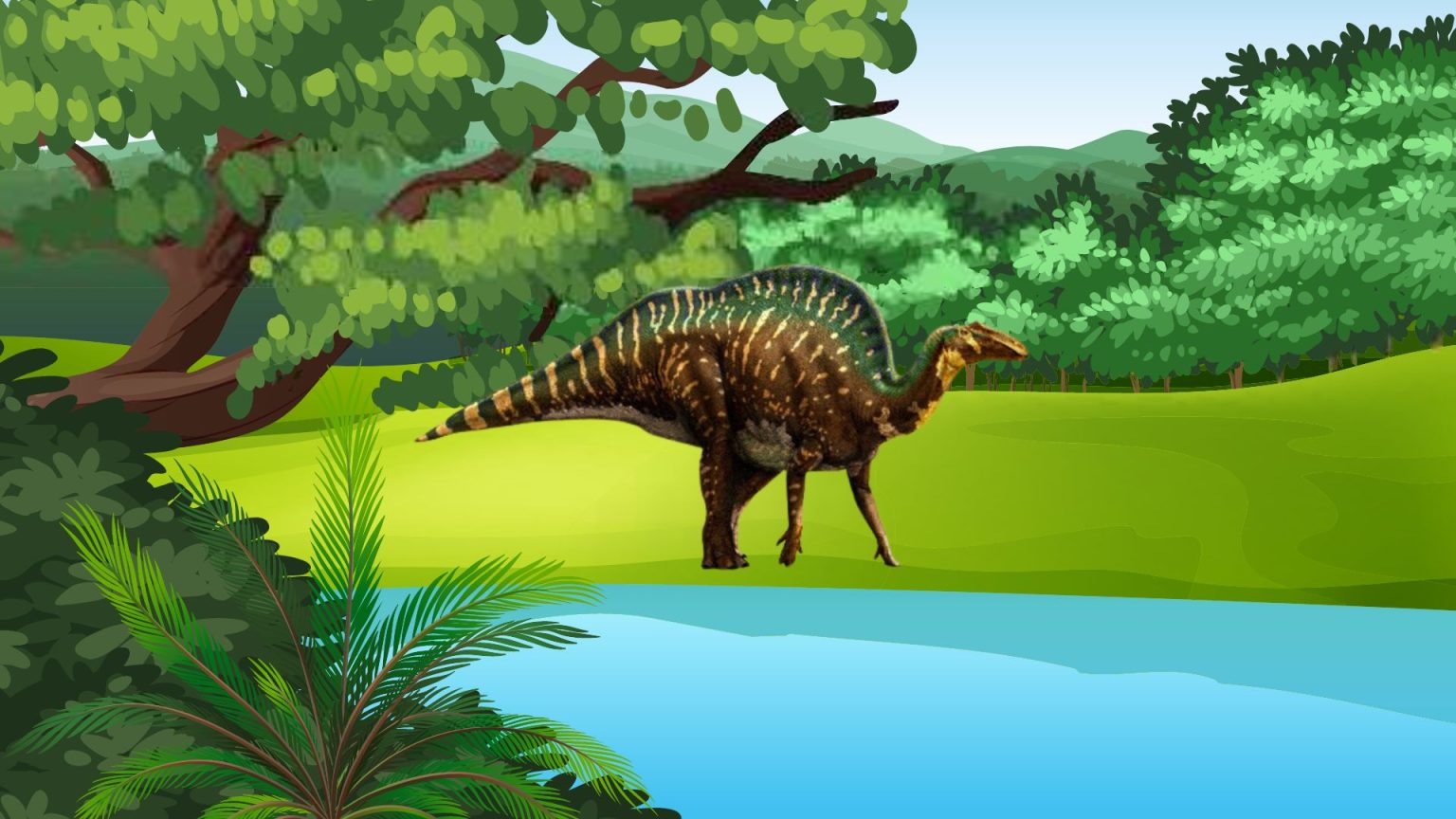 Here's The Ouranosaurus, A Brave Lizard | Dino Digest