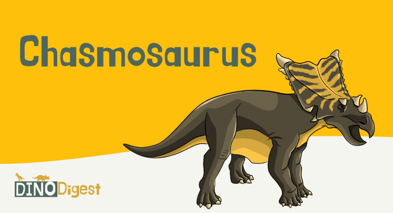 Roam With The Chasmosaurus And Its Open Frill | Dino Digest